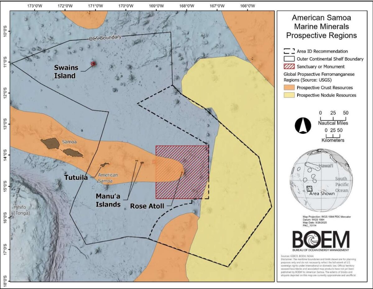 American Samoa Offshore Minerals Planning Advances - Geo365